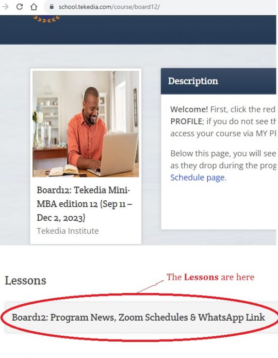How To Setup Tekedia Mini-MBA edition 12 (Sep 11 – Dec 2, 2023) Account ...